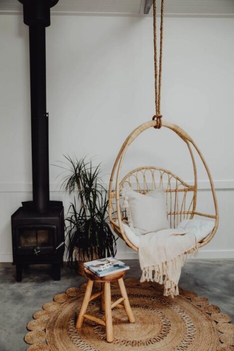 Ter balanços dentro de casa pode ser uma boa forma de decorar